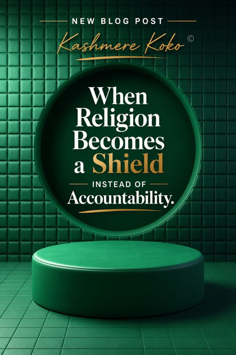 When Religion Becomes a Shield Instead of Accountability.